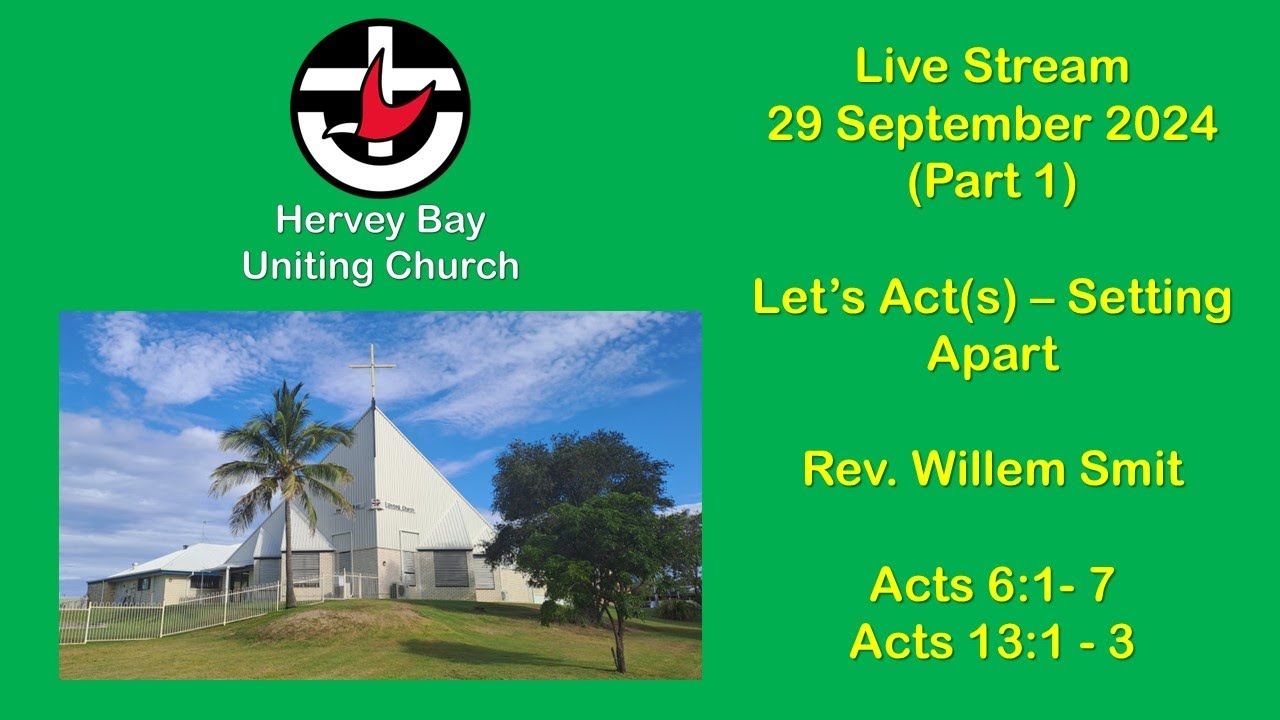 Service of Worship, 29th September 2024, 9.30am PART 1 - YouTube
