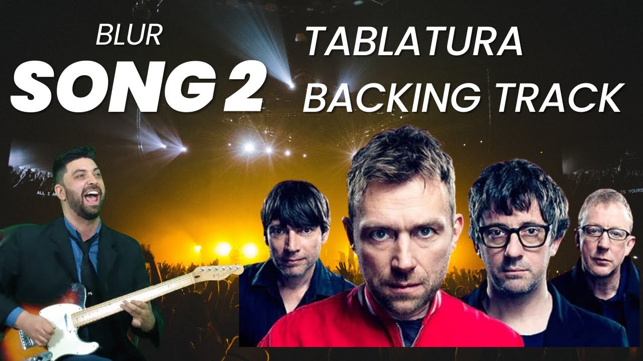 Song 2 | Blur | Guitar tabs | Backing Track description - YouTube