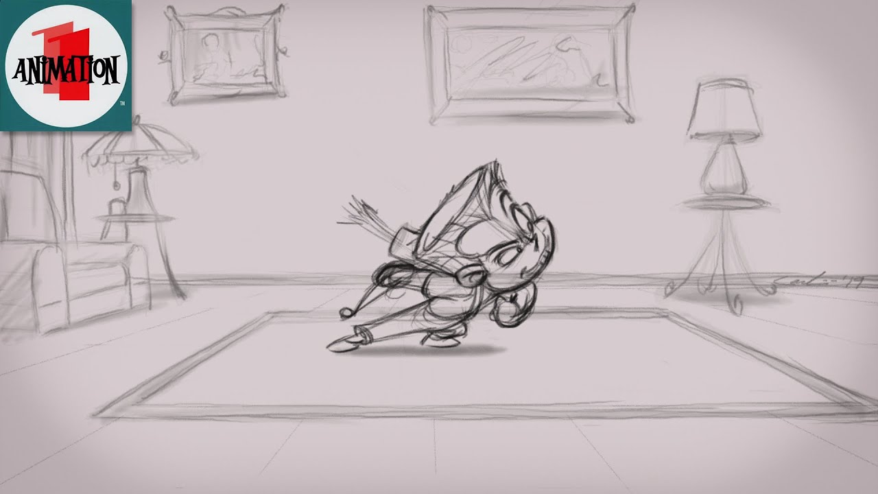 Animation Test on 1on1 Animation // Rascal Pencil test Tutorial - YouTube