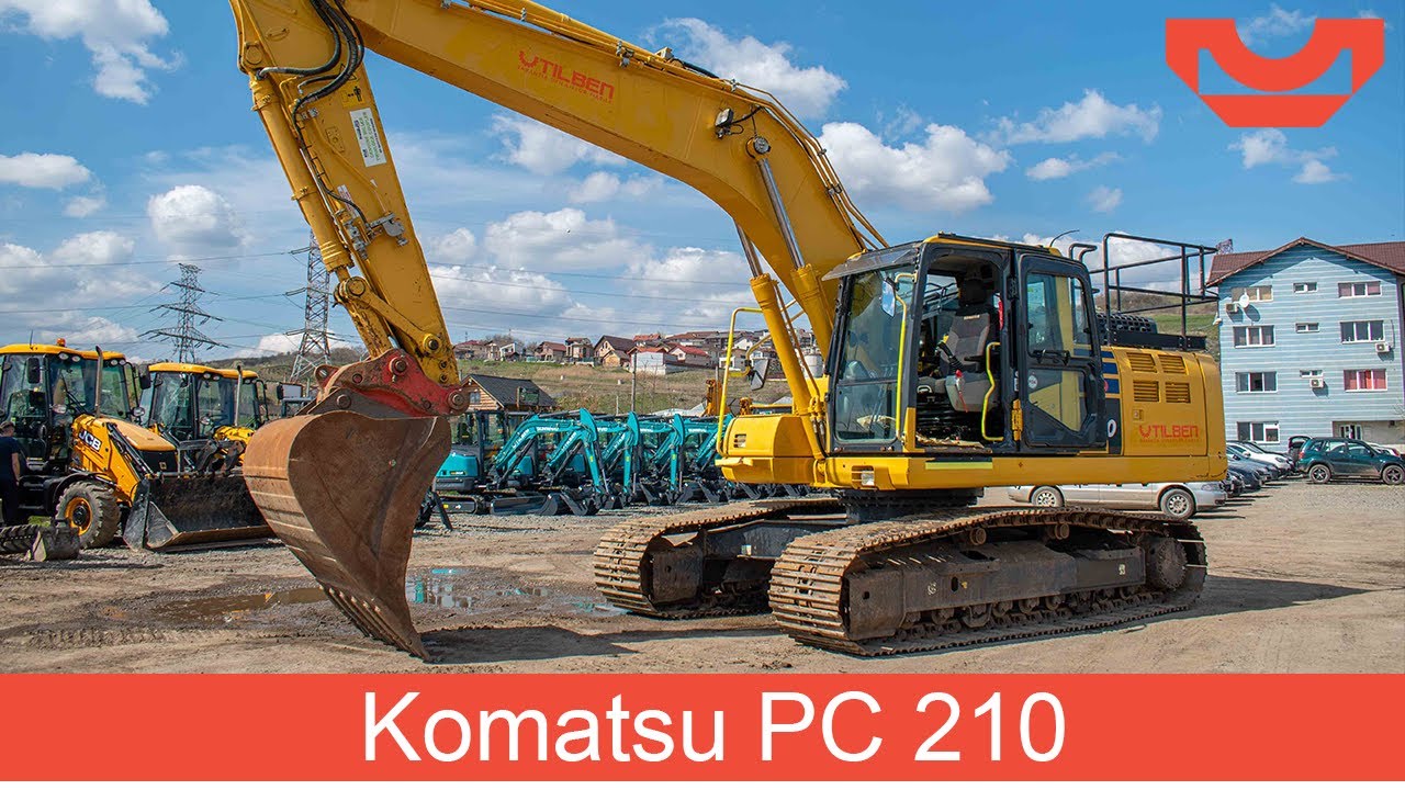 Excavator SH - Komatsu PC 210 - UTILBEN - YouTube