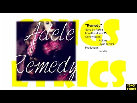 Remedy (Adele) Lyrics (25) Album - YouTube