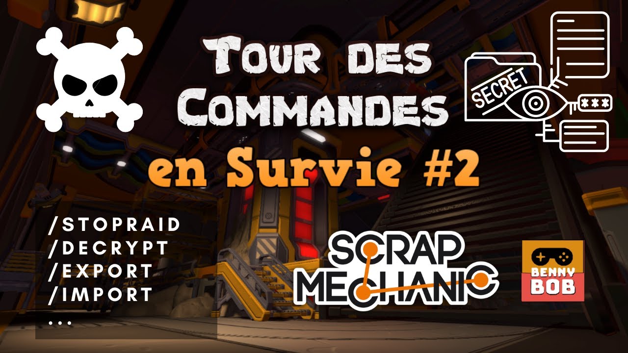 En mode tricheur ! - Les commandes dans Scrap Mechanic part 3 - YouTube