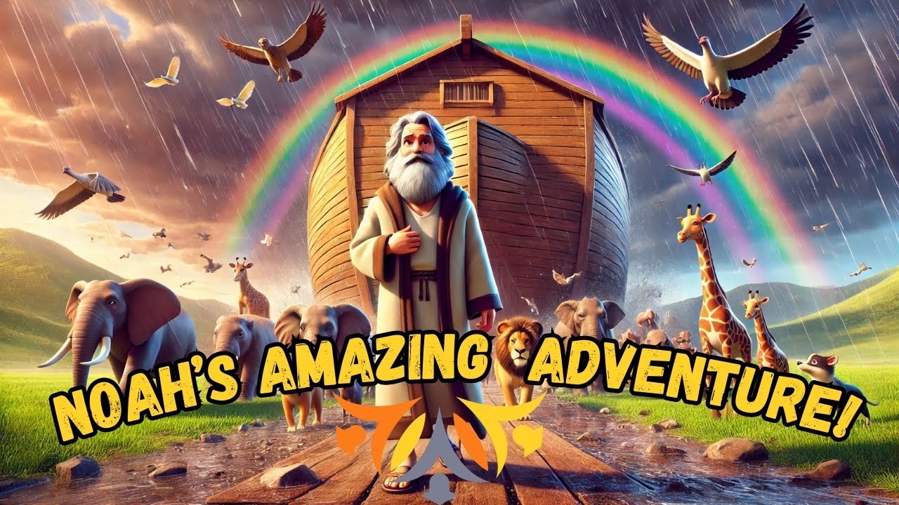 🔴The Great Adventure of Noah: God’s Promise and the Rainbow | Bible ...