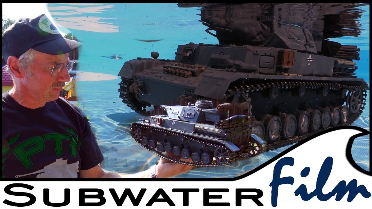 RC tank under water? Have you ever seen one? | Tauchpanzer - YouTube
