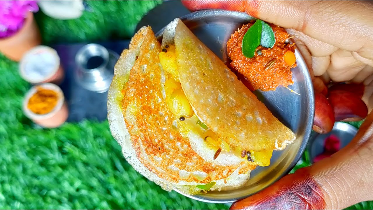 Mini Masala Dosa Recipe | How to make Masala Dosa | Mini Grand Food ...
