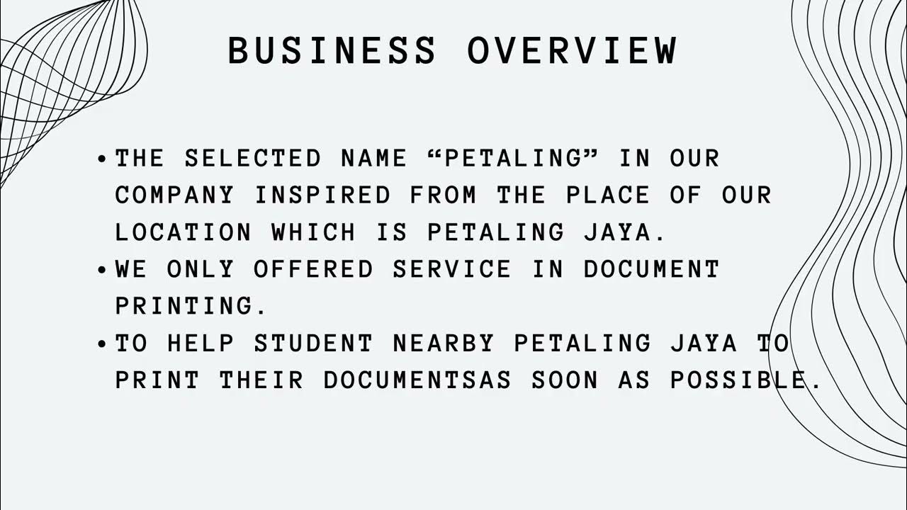 ENT300 PRESENTATION BUSINESS PLAN - YouTube