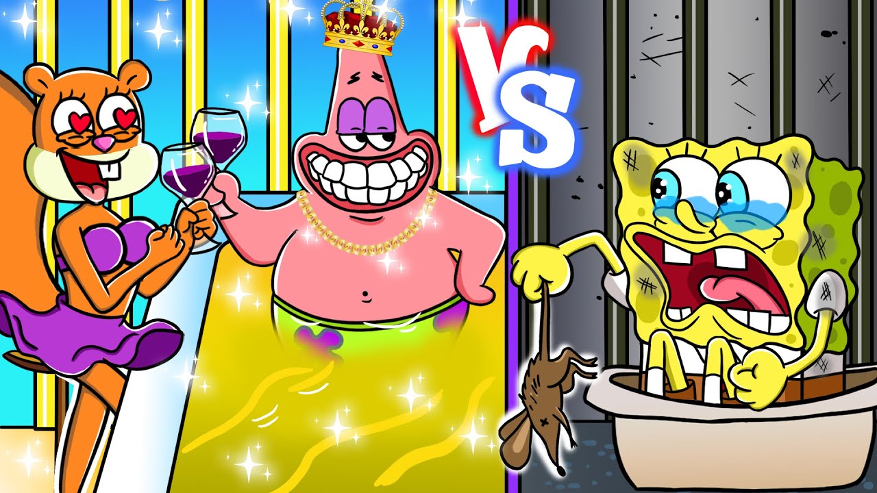 Rich Prison Patrick VS Poor Prisoner Spongebob - Very Sad Story ...