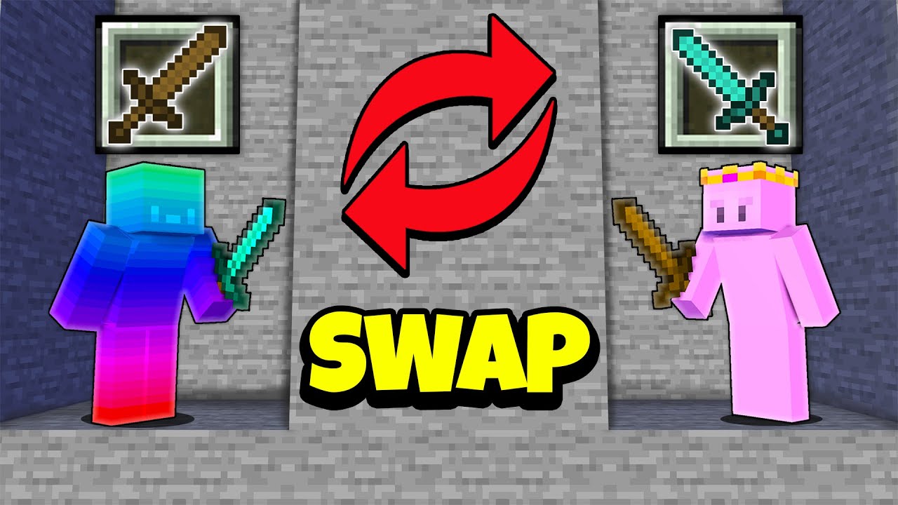 Minecraft Manhunt, Inventory Swap... - YouTube