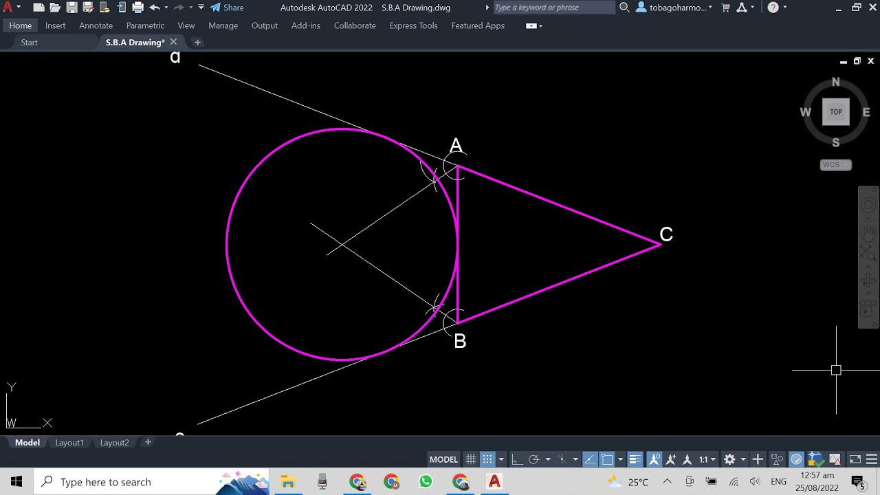 How To Escribe A Circle To A Triangle autocad technicaldrawing YouTube how-to-escribe-a-circle-to-a-triangle-autocad-technicaldrawing-youtube