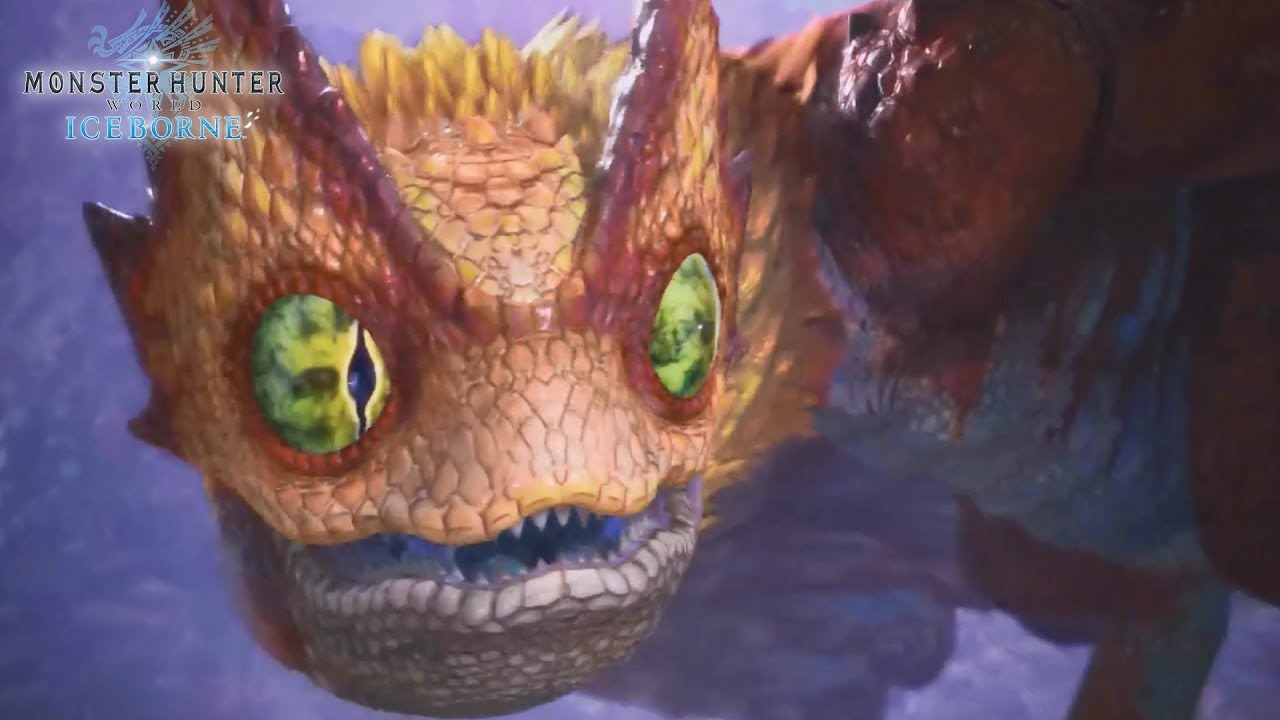Mhw Monster Hunter World Iceborne I Coral Pukei Pukei Monster Intro Cutscene Youtube