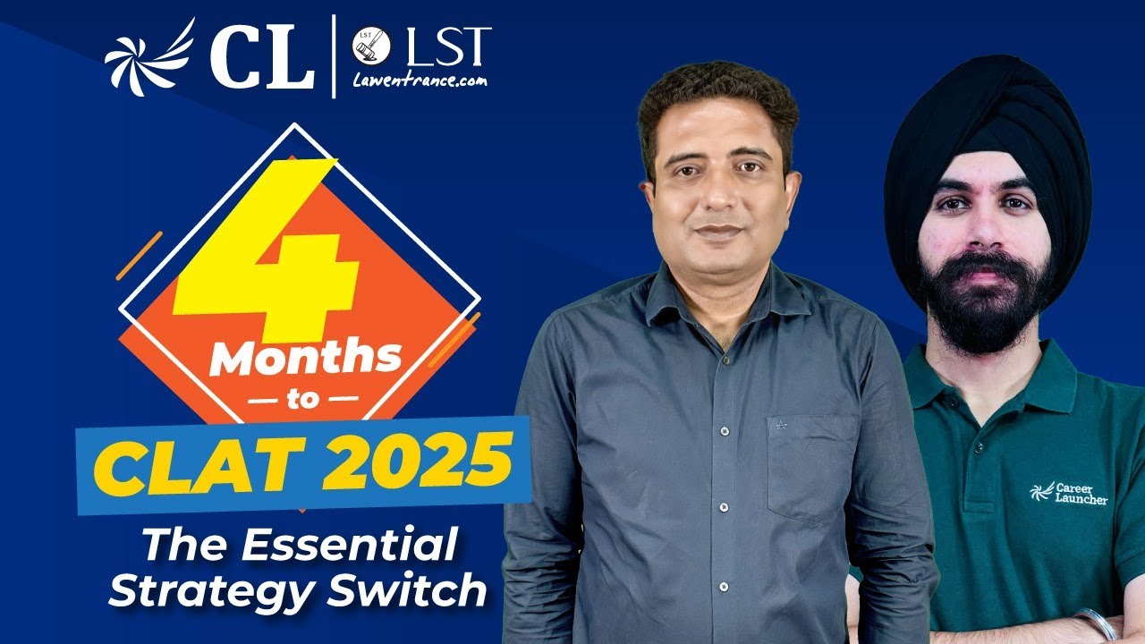 CLAT 4 Months Strategy | CLAT 2025 Preparation Strategy | CLAT Exam Strategy - YouTube