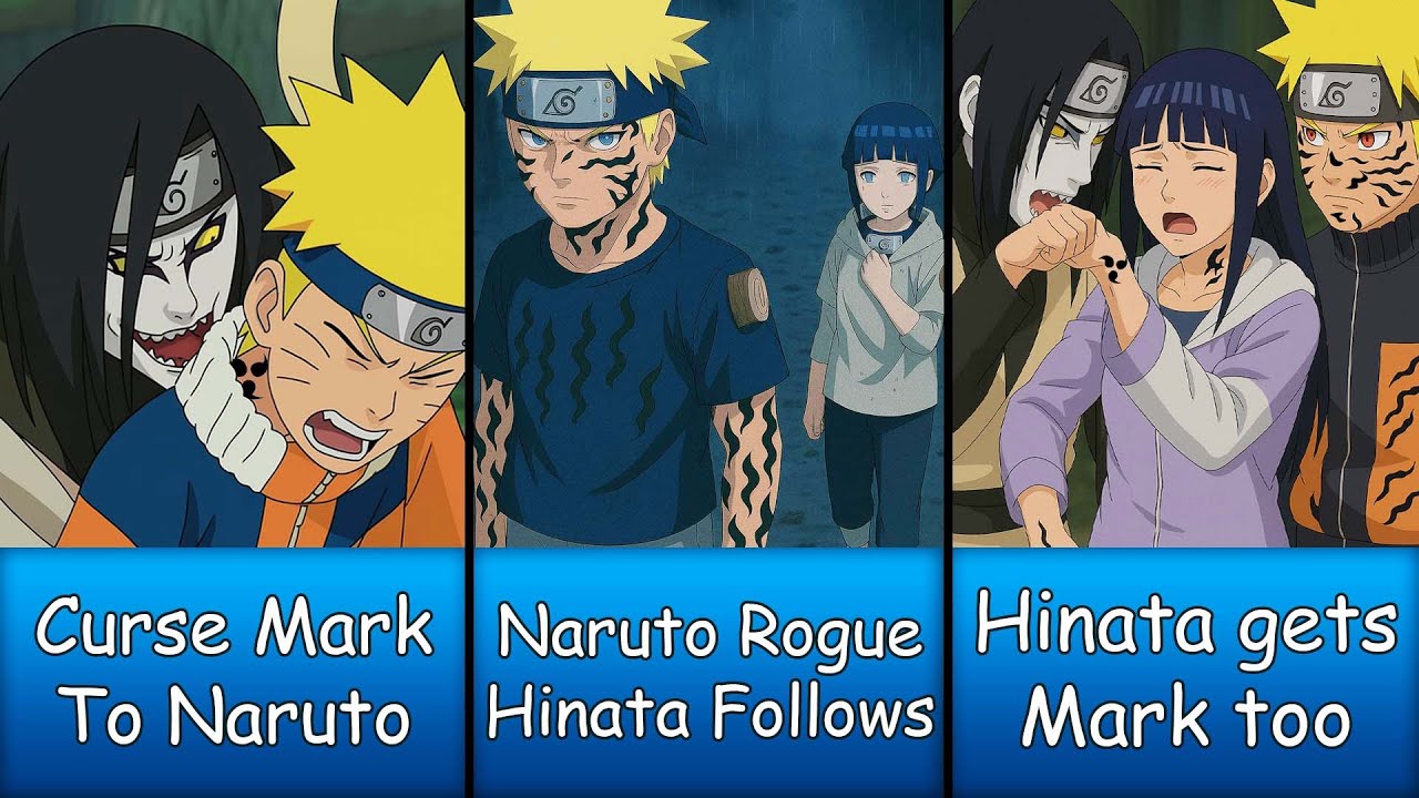What If Naruto got Cursed Mark Instead of Sasuke? - YouTube