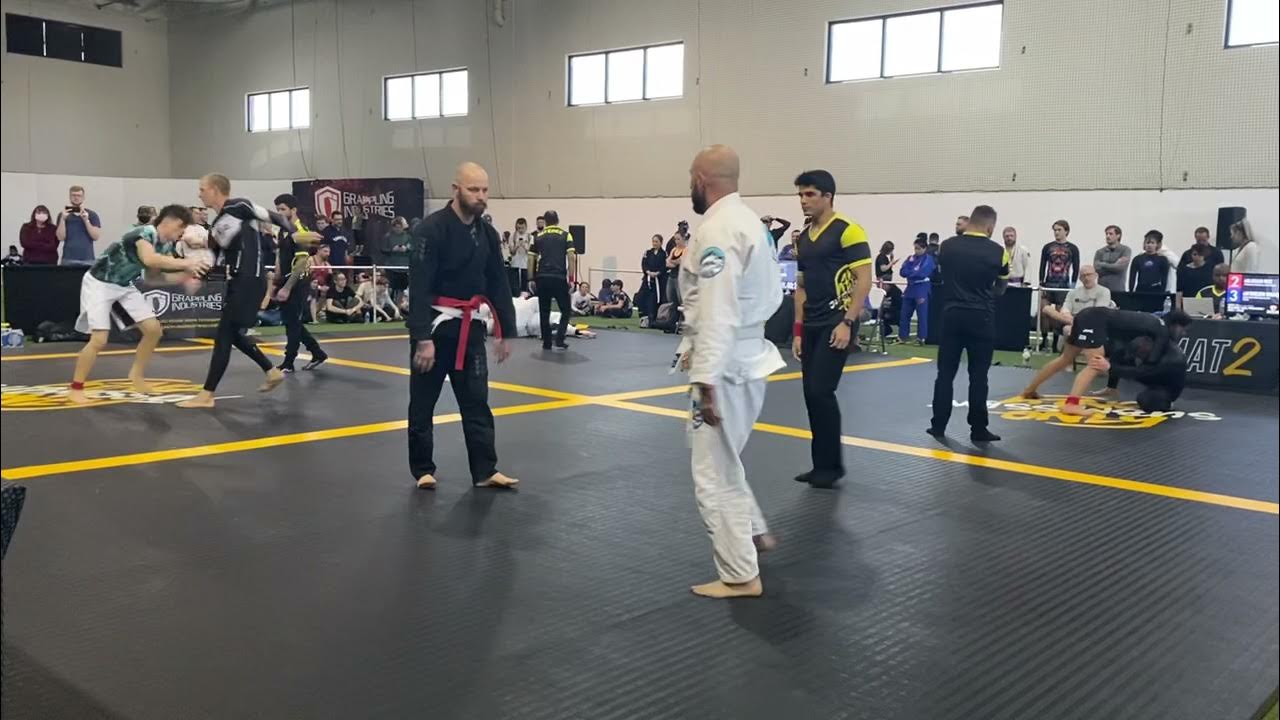 First BJJ Tournament White Belt (Masters) - YouTube