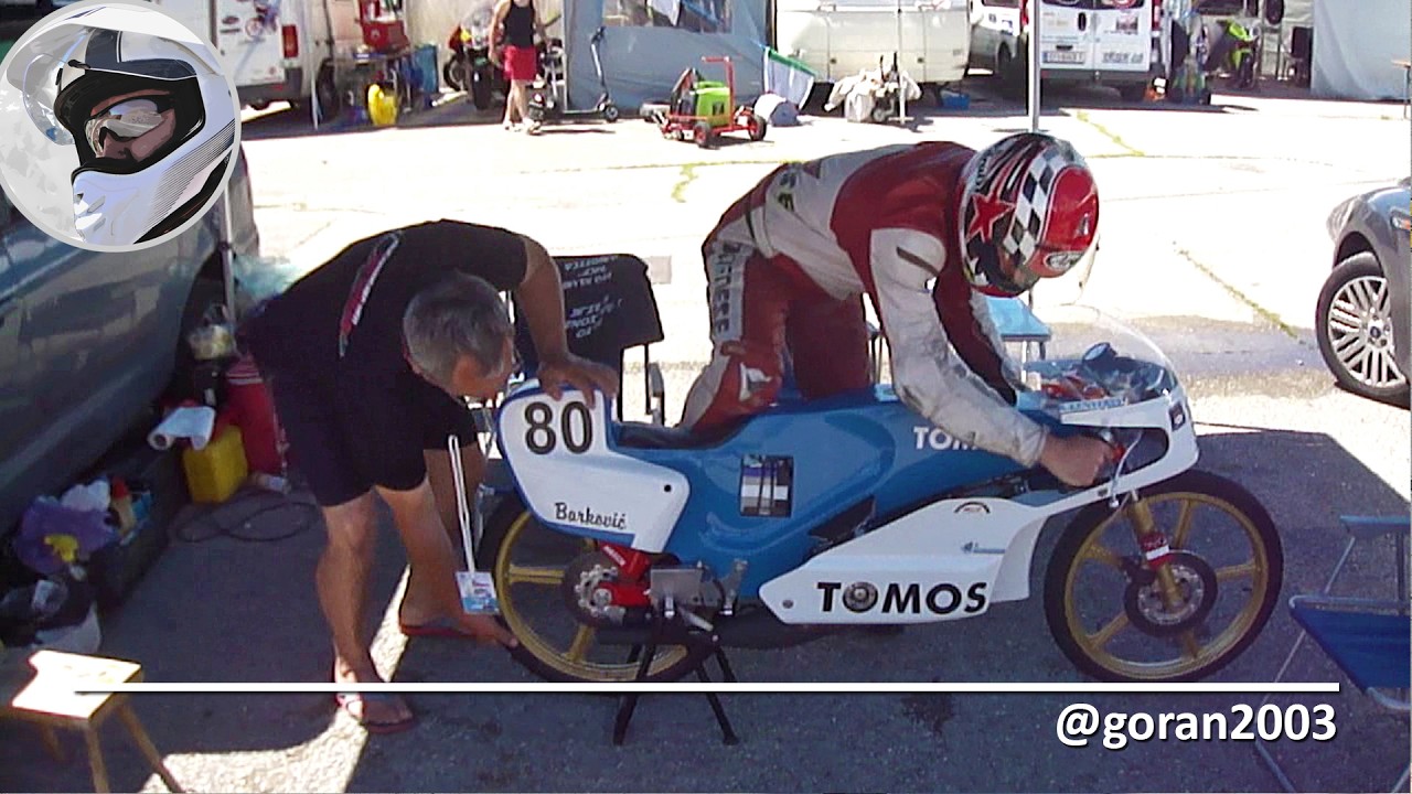 Tomos GP Replica - very specific sound of 50cc GP motorcycle. How to ...