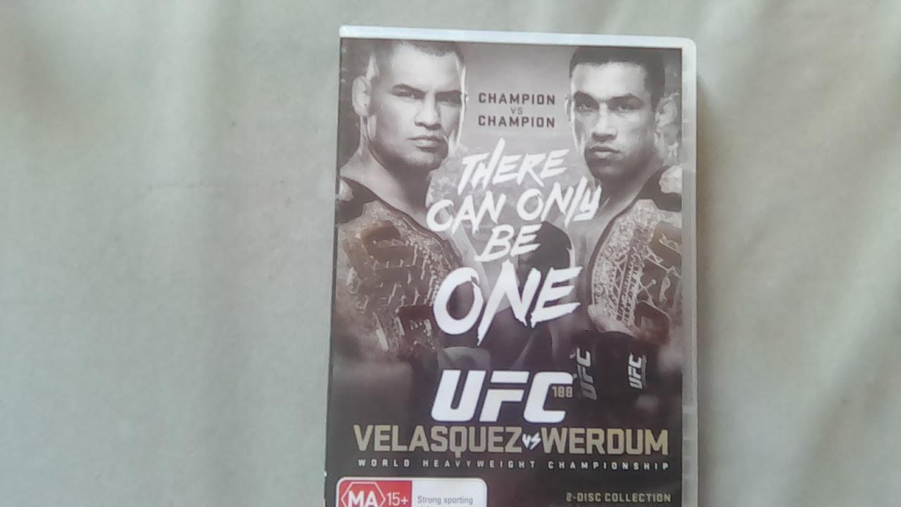UFC DVD Pickup: UFC 188 Velasquez Vs Werdum - YouTube