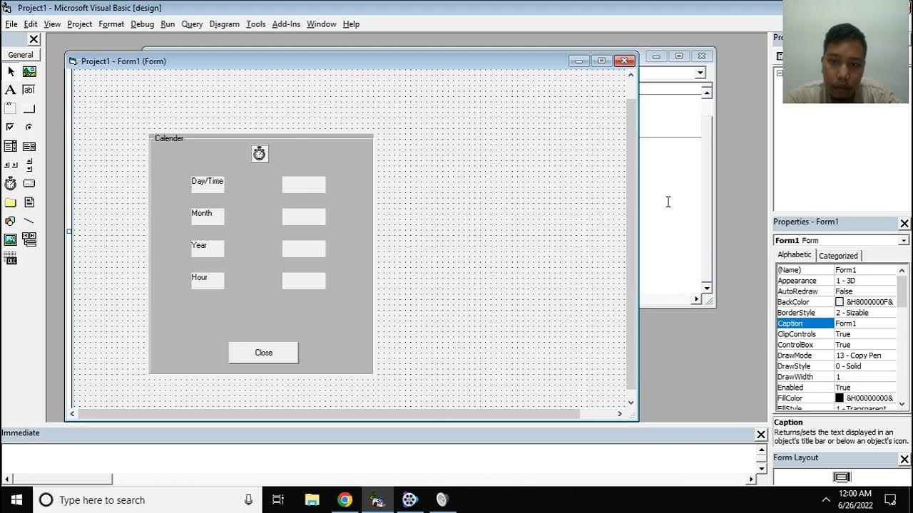 Implementasi Visual Basic 6.0 dalam pembuatan waktu – Jeremy Tumbur.M ...