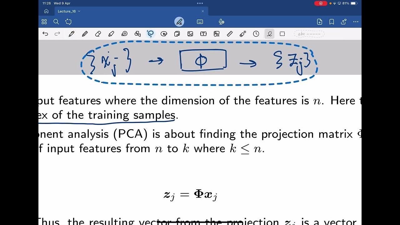 Statistical Learning-2102575-Lecture-13 - PCA - Part 1 - Intro - YouTube