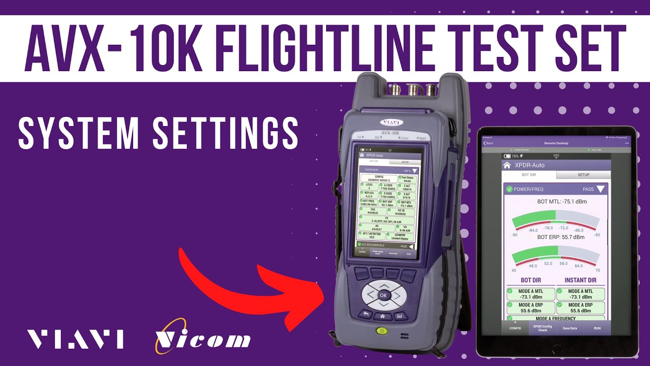 AVX 10K Training - System Settings - YouTube