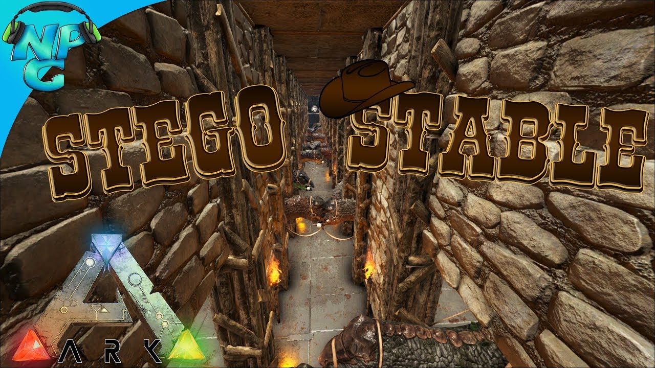 ARK Stego Stable Buildin' and Tribe Chillin' - YEE-HAW! ARK: Survival ...
