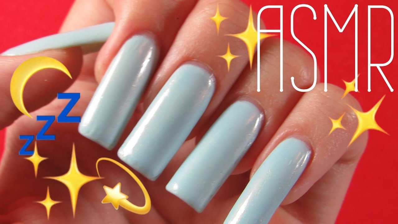 ASMR Long Nails Tapping Scratching Whispering Relaxing 💅💤 - YouTube