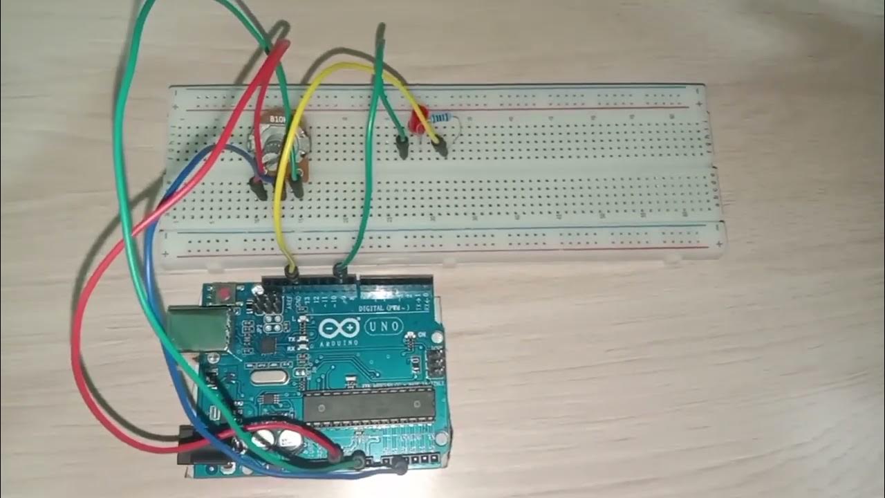 Arduino Project 25: 'Potentiometer Control the Brightness' Created by Trishanth Kumar - YouTube