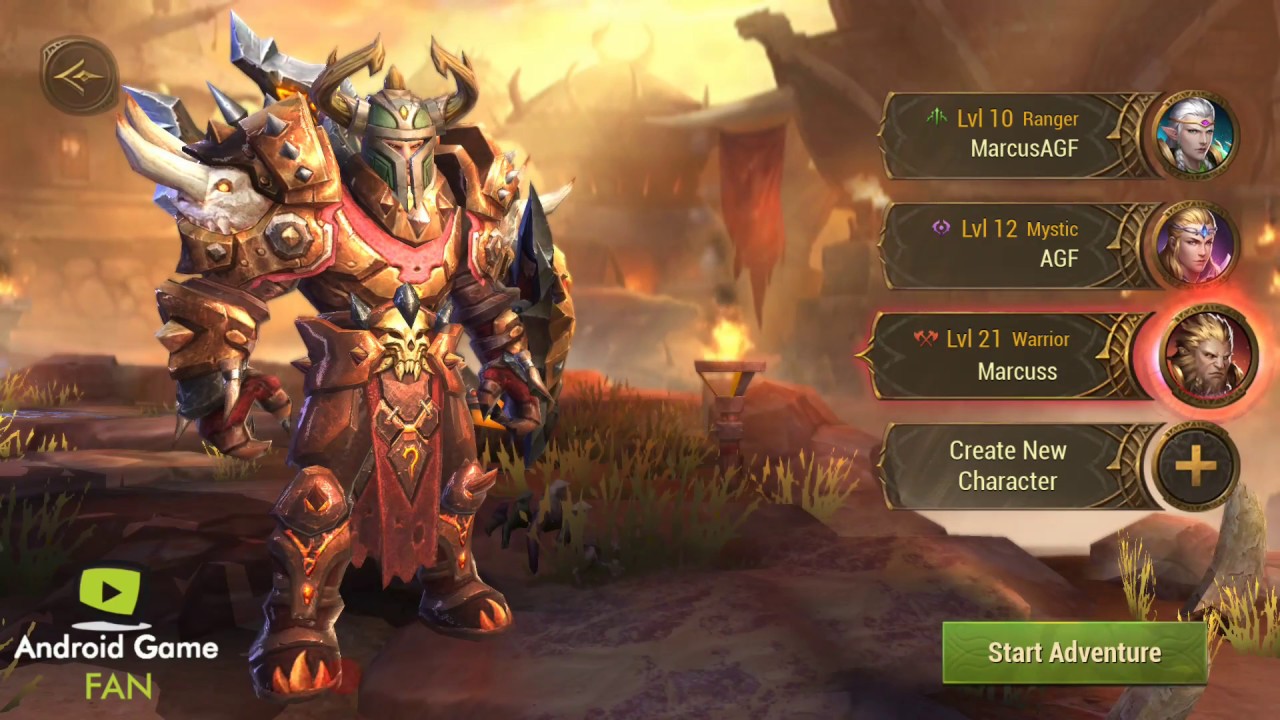 Crusaders of Light - Warrior Level 21 Gameplay 1080p - YouTube
