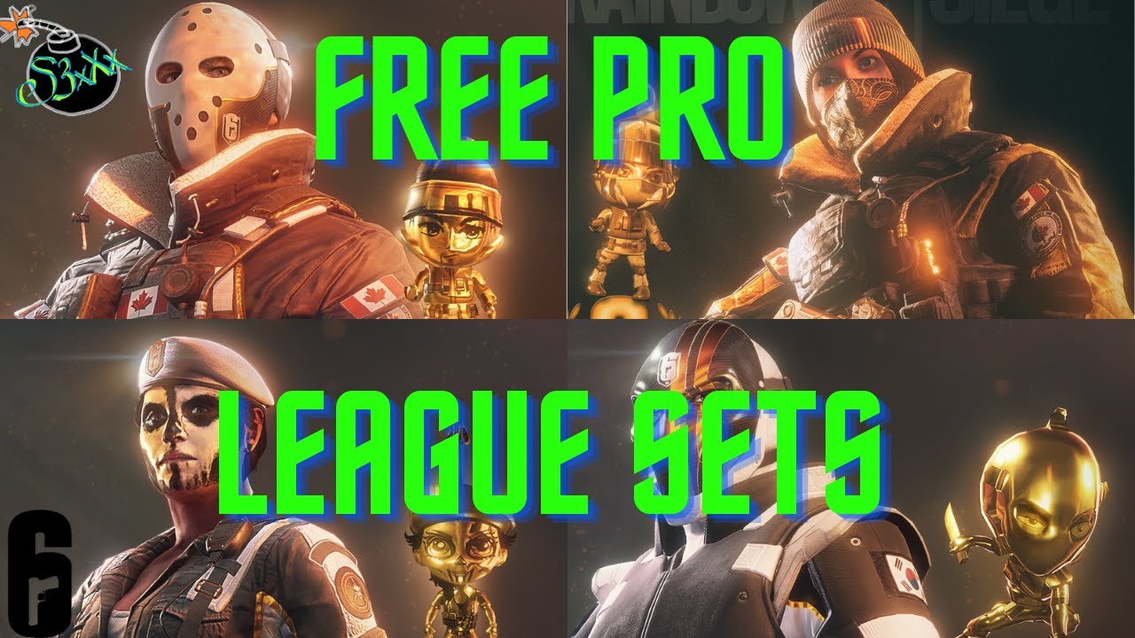 Free Pro League Sets through Twitch Drops - Rainbow Six Siege - YouTube