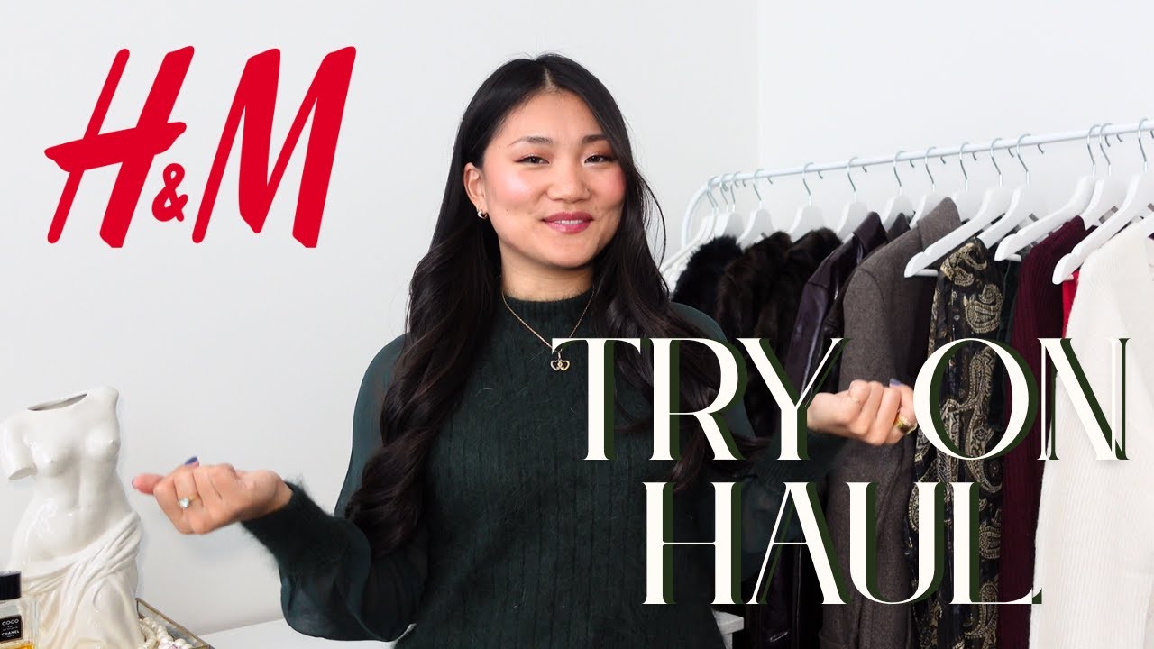 H&M NEW IN HOLIDAY INSPIRED TRY ON HAUL | PETITE FASHION - YouTube