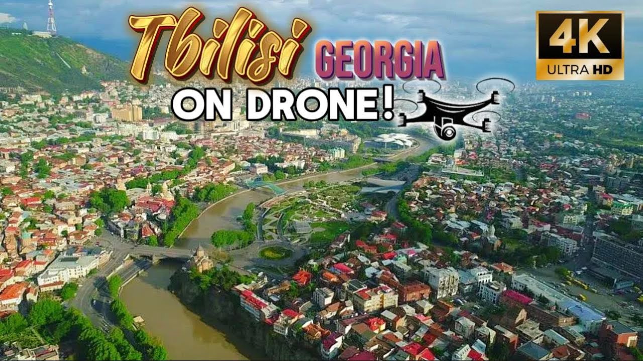 Tbilisi, Georgia On Drone 4K ! - YouTube