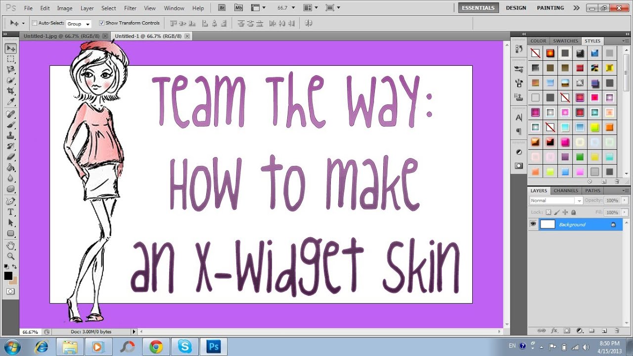 How to make an x-widget skin?!?! - YouTube