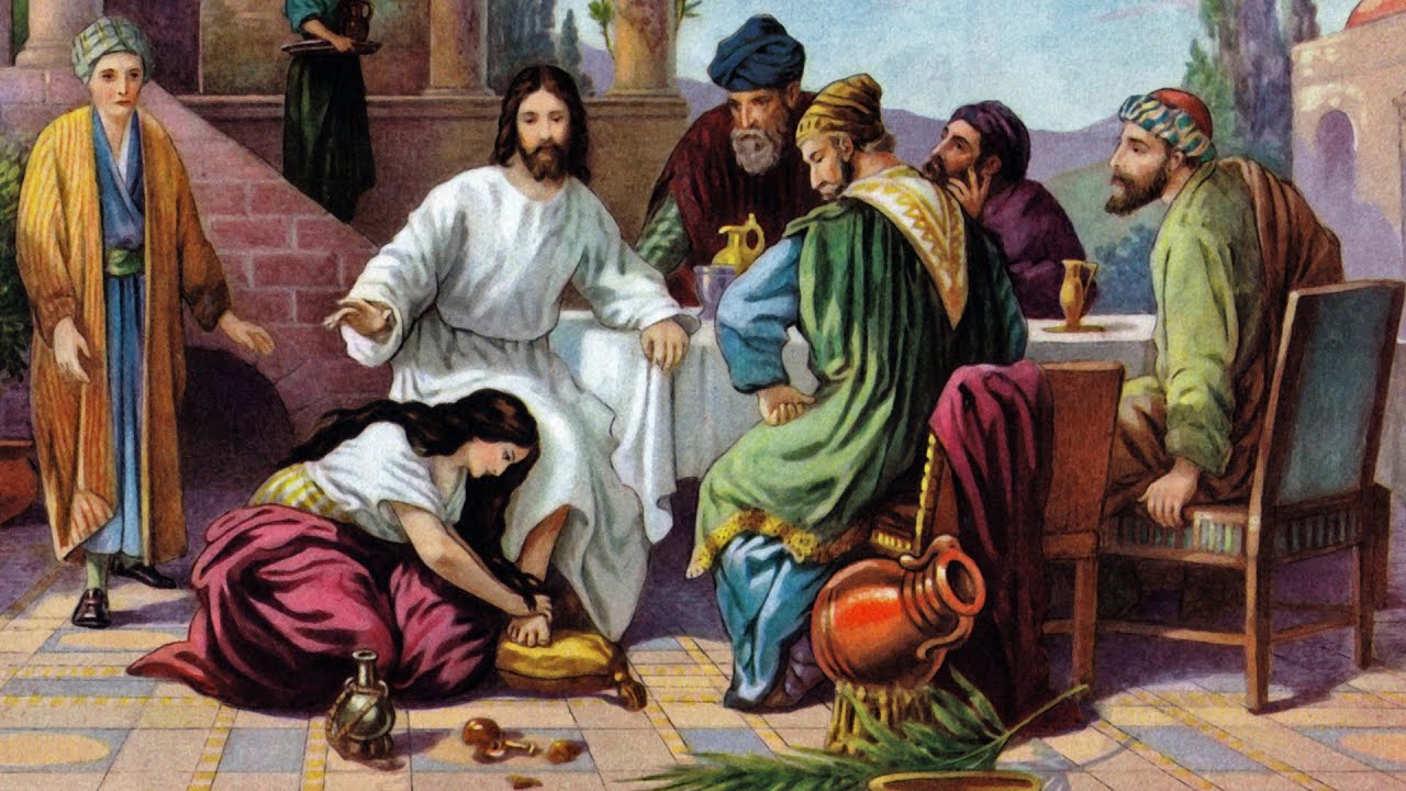 Holy Week The Anointing Of Jesus YouTube