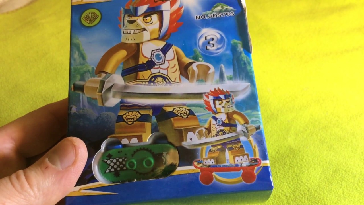 Lego совместимый конструктор JLB, Chima Leonidas, минифигурка лео No ...