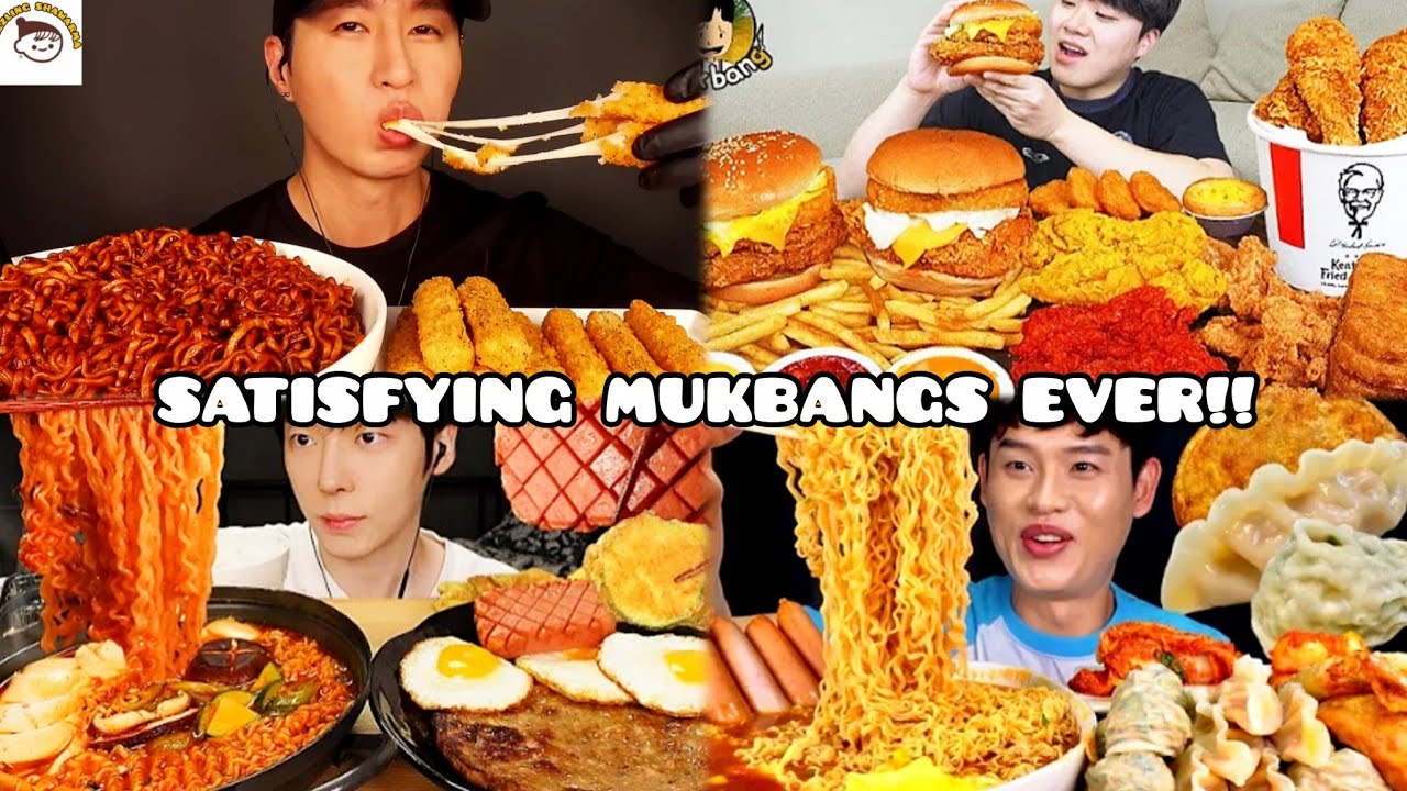 MUKBANGERS HAVING THE BEST MEAL OF THEIR TIME!! 🍽 - YouTube