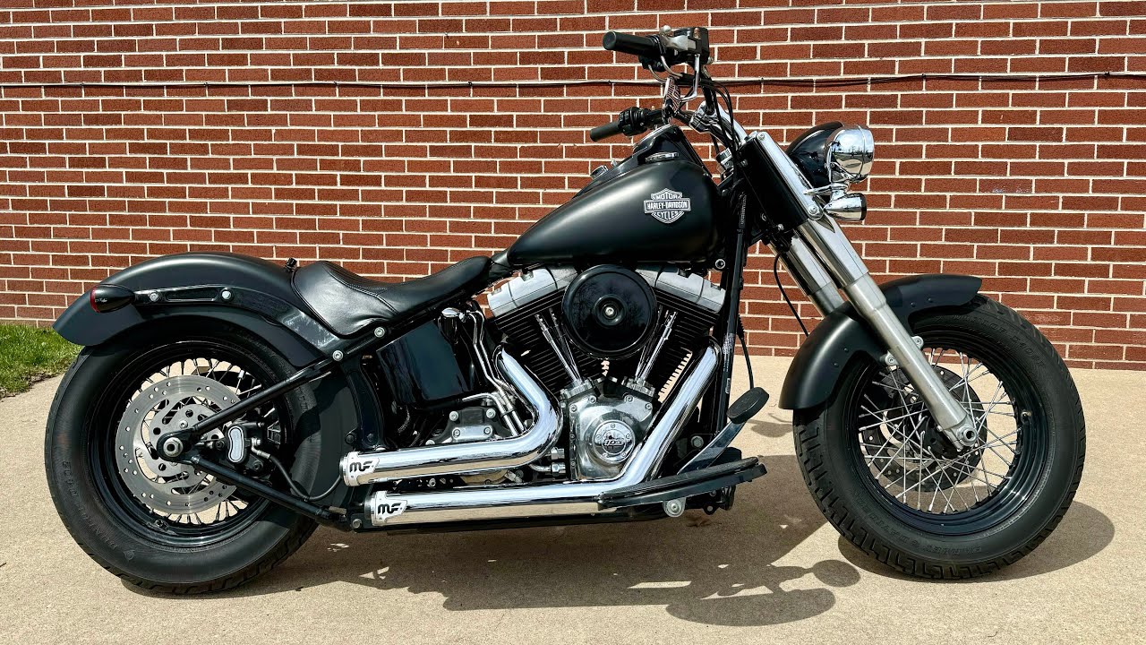 CHRIS- 2013 HD Softail Slim - YouTube