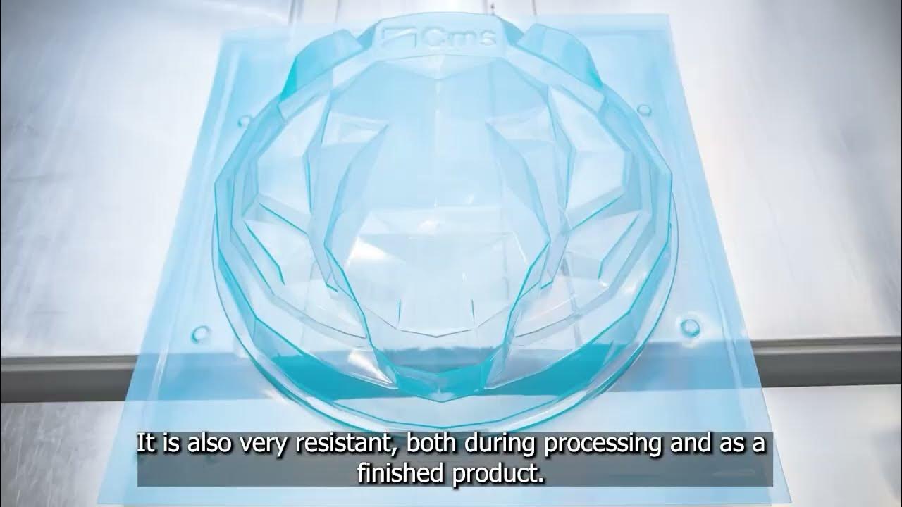 Thermoforming Brett Martin’s Marpet-g FS PETg sheet on Cms’s Eidos 1512 thermoforming equipment ...