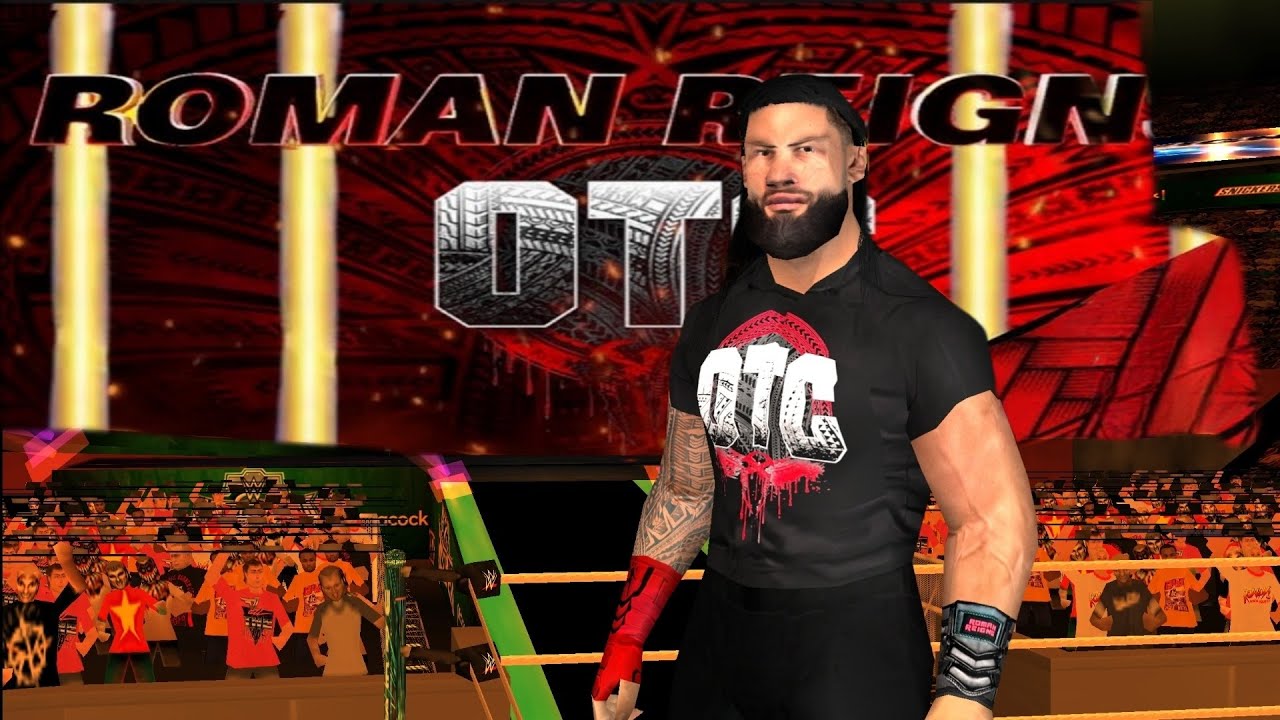 ROMAN REIGNS WWE 2K24 PSP PAC MODEL +TEXTURES DOWNLOAD FOR GAMERNAFZ ...