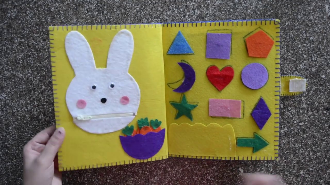 Fabric Activity Book for Toddlers ( Free Templates) | Busy/Quiet Book ...
