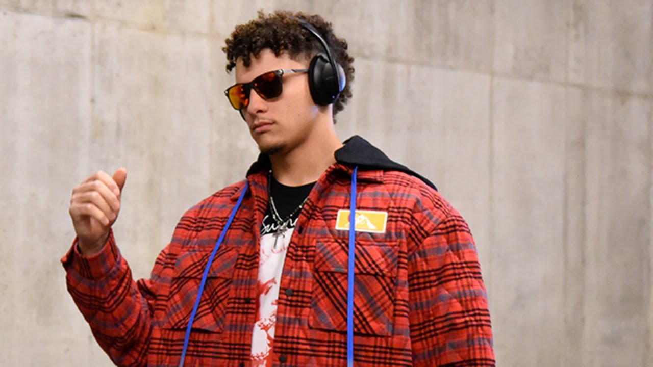 Kansas City Chiefs’ quarterback Patrick Mahomes arrives Sunday at ...