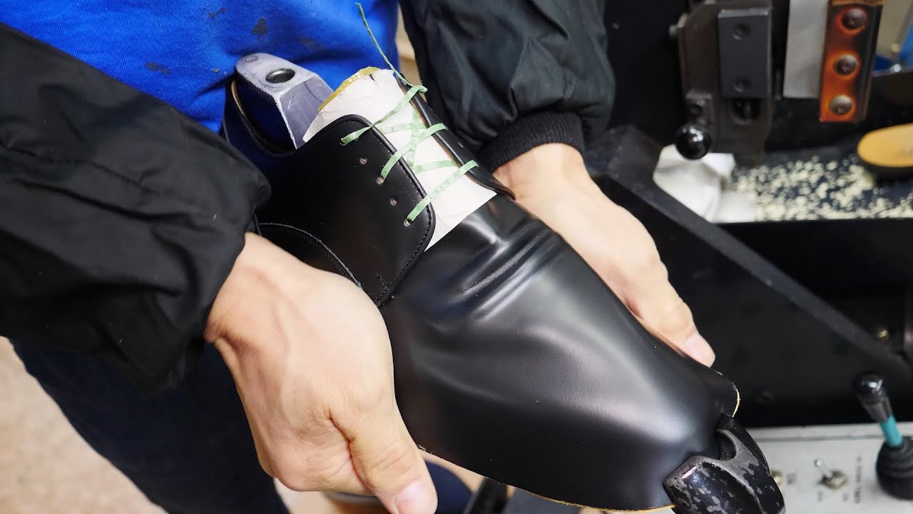 The process of making shoes that fit my feet, handmade shoe craftsmen ...