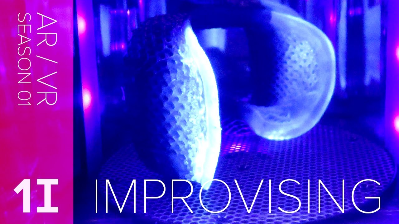 Improvising - 3D printing the VR custom facial interface - YouTube