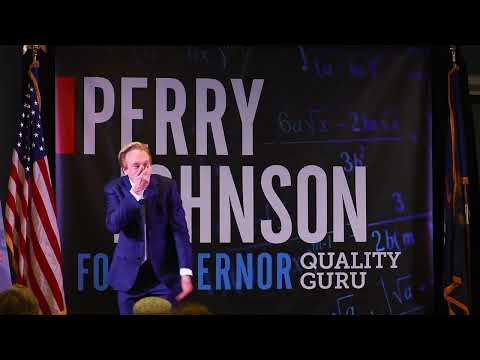 Republican gubernatorial hopeful Perry Johnson said you can put this on his tombstone: 'No Masks'