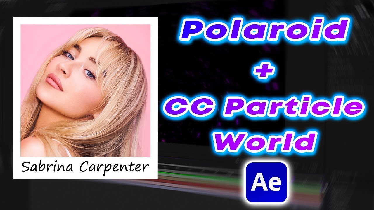 Polaroid + CC Particle World Effect | After Effects Tutorial - YouTube