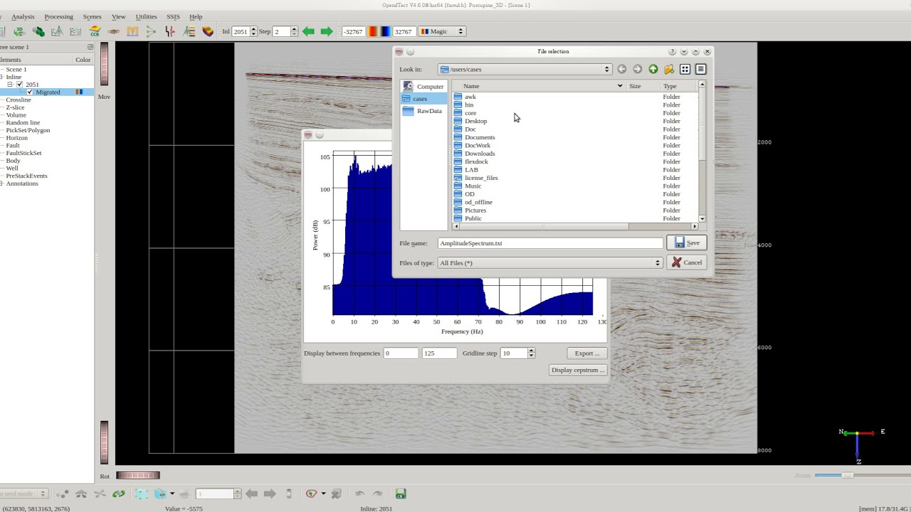 View Export a Simple Amplitude Spectrum in OpendTect - YouTube