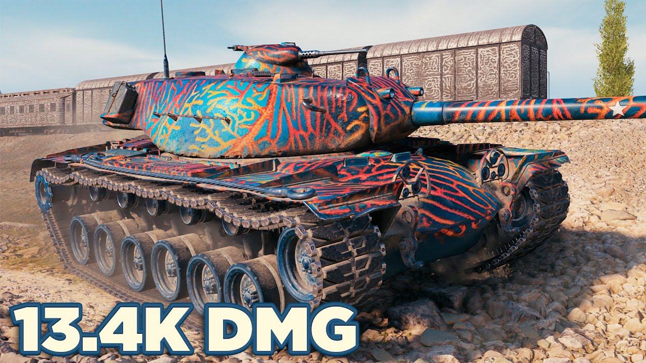 T110E5 • 13.4K DMG 7 KILLS • WoT Gameplay - YouTube
