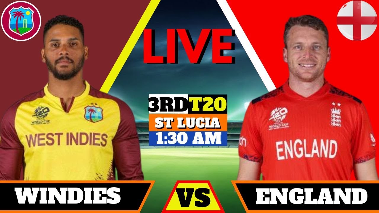 West Indies vs England Live Score, wi vs eng live cricket score, West ...