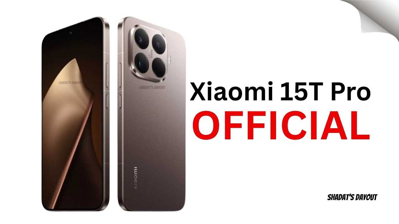 Xiaomi 15T Pro Official First Look: FINALLY, IT'S OFFICIAL - YouTube