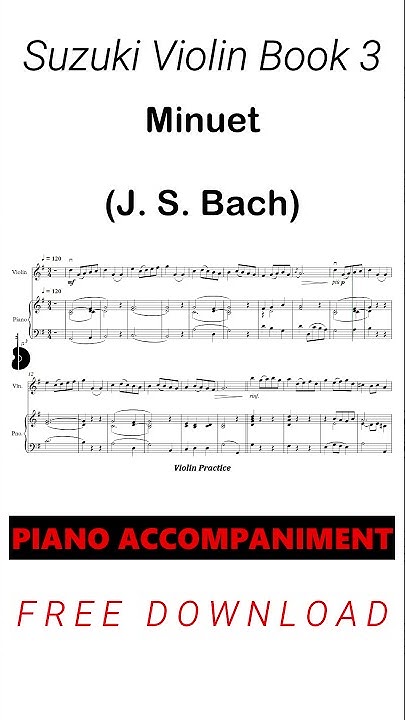 Suzuki Violin Book 3 - Minuet #Shorts - YouTube