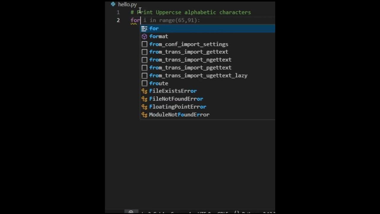 Quick Coding Tip Use Chr To Print A Z In Python 💡💻 Codingtips 6522