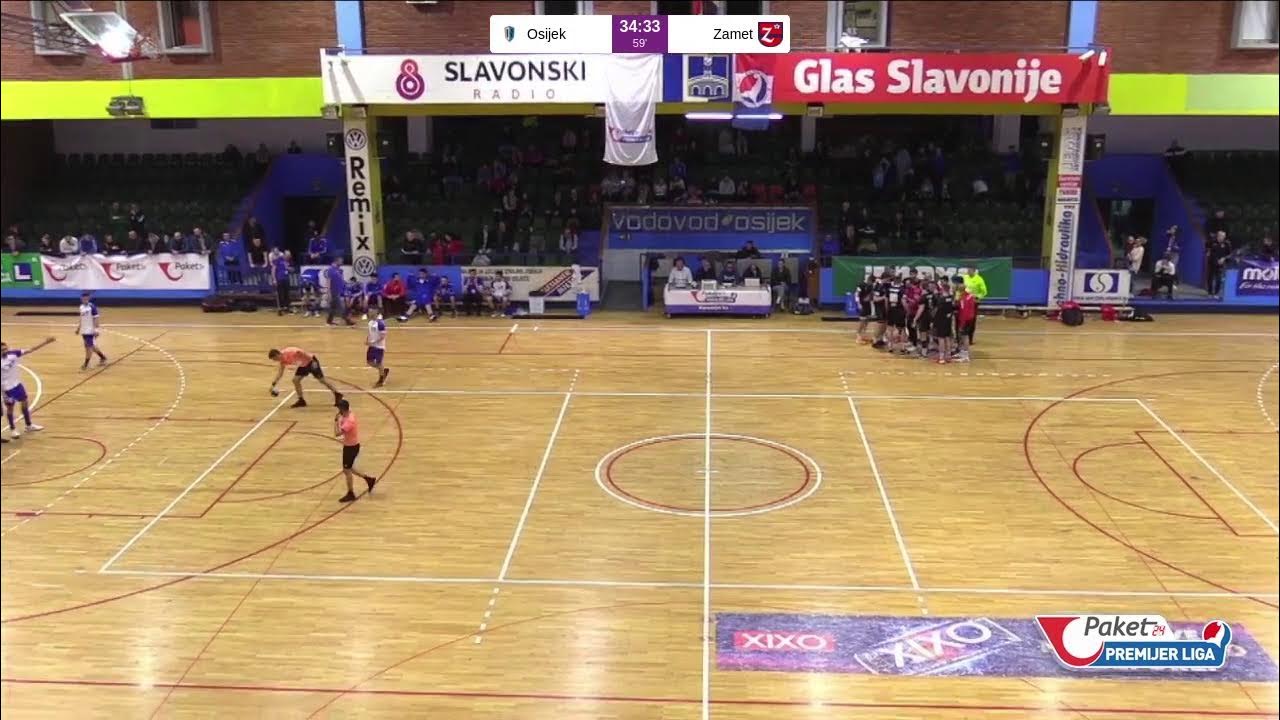 RK Osijek vs RK Zamet | Paket24 Premijer liga (Liga za ostanak) - YouTube