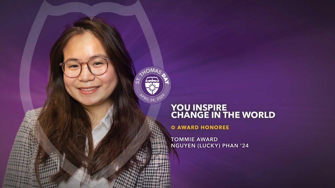 Lucky Phan ’24 - 2024 Tommie of the Year - YouTube